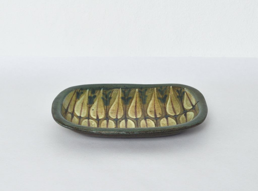 Scandinavian Modern Ceramic Dish by Dybdahl Keramik, Denmark 1960s ...